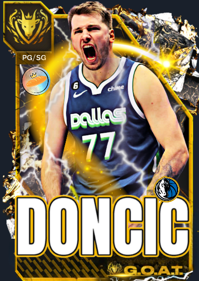 NBA 2K26 | 2KDB MyTEAM NBA 2K Custom Card (Luka Doncic G.O.A.T) by Spiff-Bread