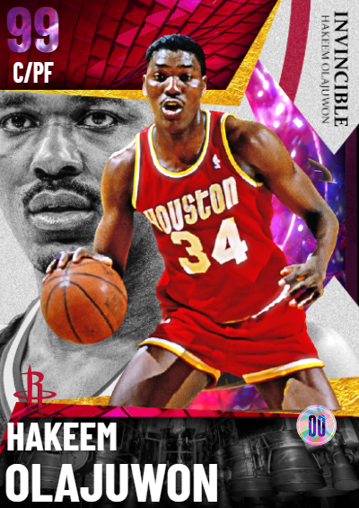 NBA 2K26 | 2KDB MyTEAM NBA 2K Custom Card (Hakeem) by Dommy234