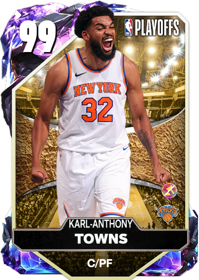 2KDB MyTEAM Database | NBA 2K Custom Card (Playoffs Karl-Anthony Towns ...