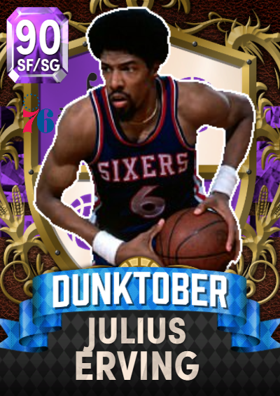 NBA 2K25 | 2KDB MyTEAM NBA 2K Custom Card (Dunktober Dr. J) by smoke07