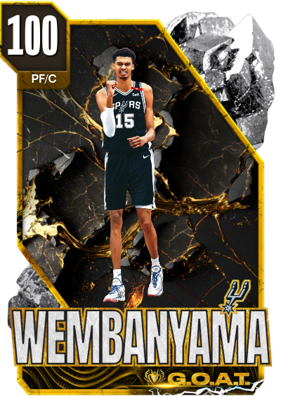 NBA 2K25 | 2KDB MyTEAM NBA 2K Custom Card (Wemby) by CMONEY10
