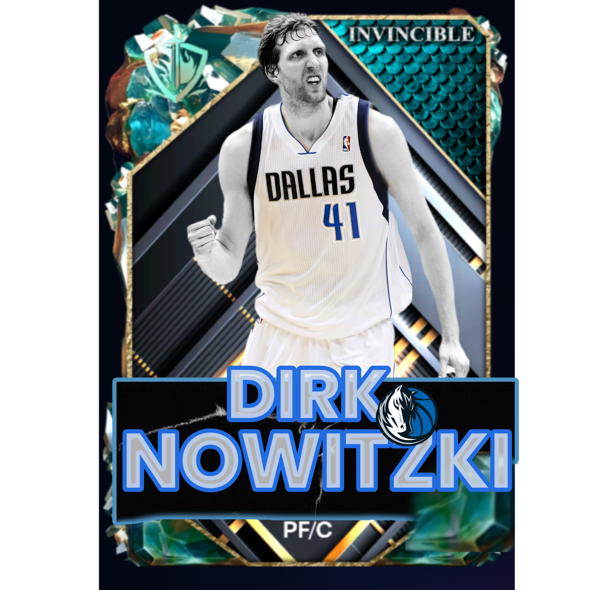 2KDB MyTEAM Database | NBA 2K Custom Card (DIRK INVINCIBLE ) by Clem.fx ...