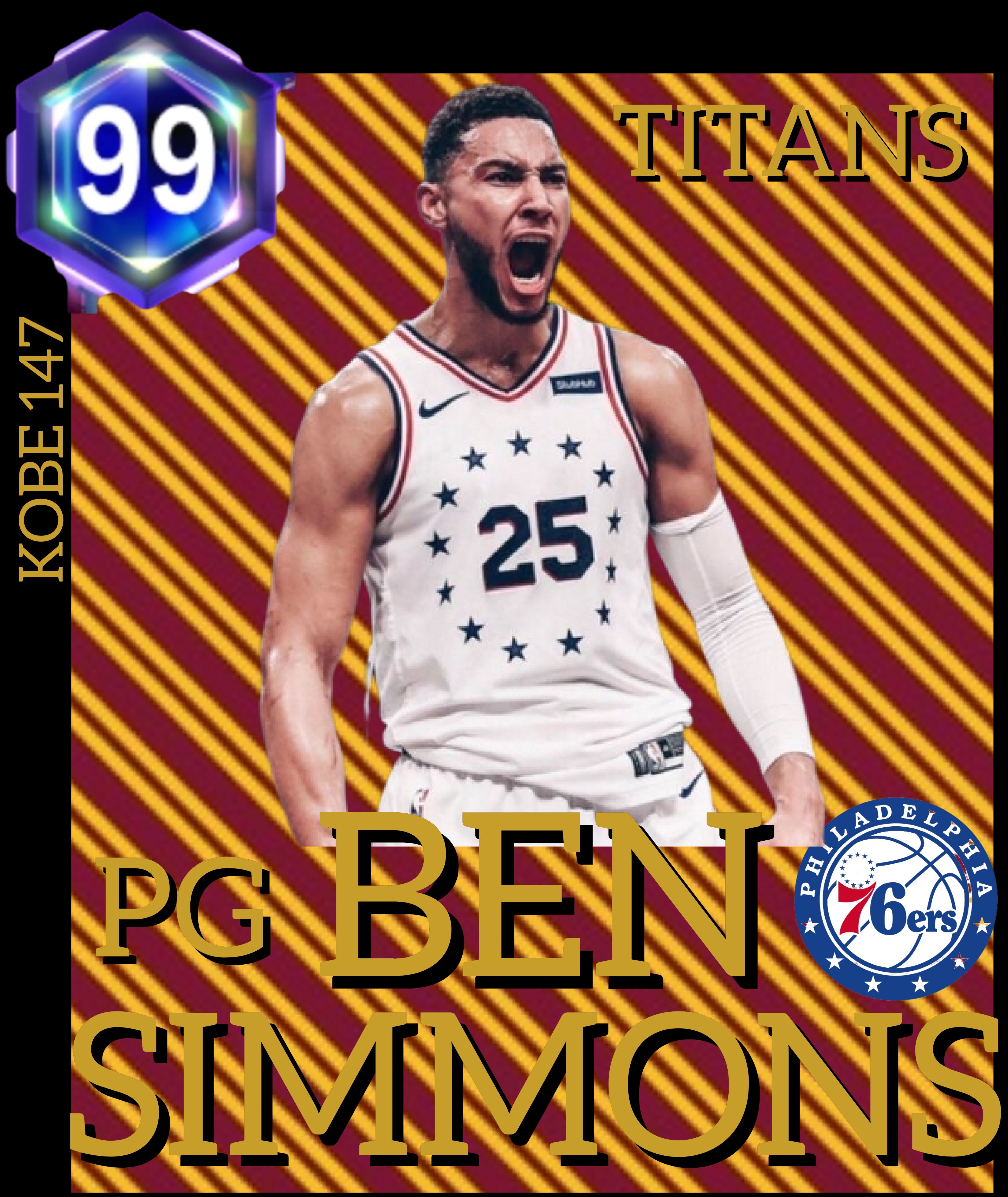 2KDB MyTEAM Database | NBA 2K Custom Card (TITANS) by Kobe 147 | NBA 2K26