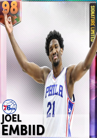 NBA 2K26 | 2KDB MyTEAM NBA 2K Custom Card (Retro 2k19 Joel Embiid) by ...
