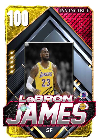 NBA 2K25 | 2KDB MyTEAM NBA 2K Custom Card (LEBRON JAMES AUTOGRAPH CARD ...