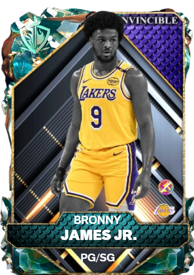NBA 2K26 | 2KDB MyTEAM NBA 2K Custom Card (Invincible Bronny James) by ...