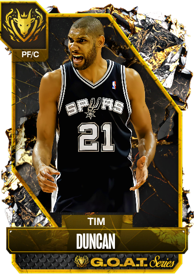NBA 2K25 | 2KDB MyTEAM NBA 2K Custom Card (tim duncan) by Chinese76ers_fans