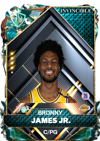 NBA 2K25 | 2KDB MyTEAM NBA 2K Custom Card (Bronny) by xXMUDFROGXx