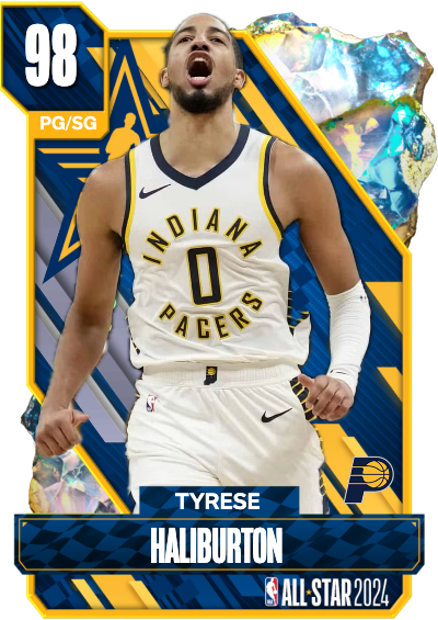 2KDB MyTEAM Database | NBA 2K Custom Card (Tyrese Haliburton) by ...