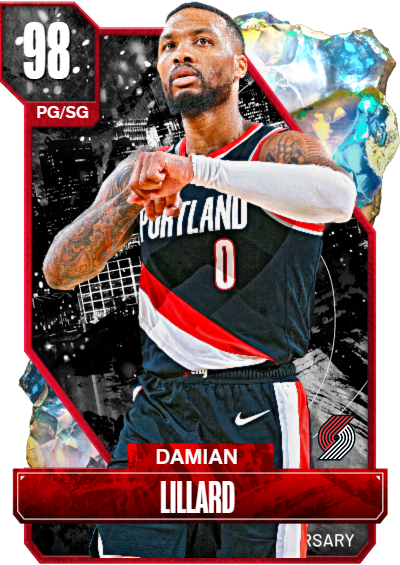2KDB MyTEAM Database | NBA 2K Custom Card (Dame Lillard All star) by ...
