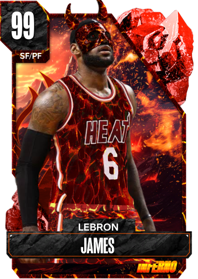NBA 2K24 | 2KDB Custom Card (Lebron James heat)
