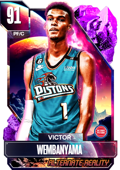 2KDB MyTEAM Database | NBA 2K Custom Card (Wemby Pistons) by RedCarr_BC ...