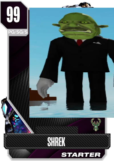 NBA 2K25 | 2KDB MyTEAM NBA 2K Custom Card (shrek) by lee55