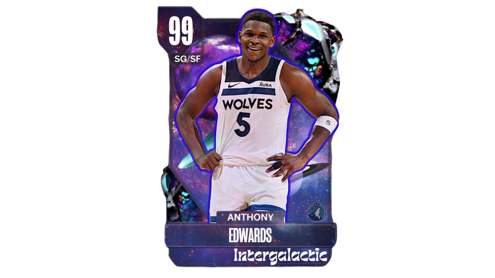 NBA 2K24 | 2KDB Custom Card (Intergalactic anthony edwards)