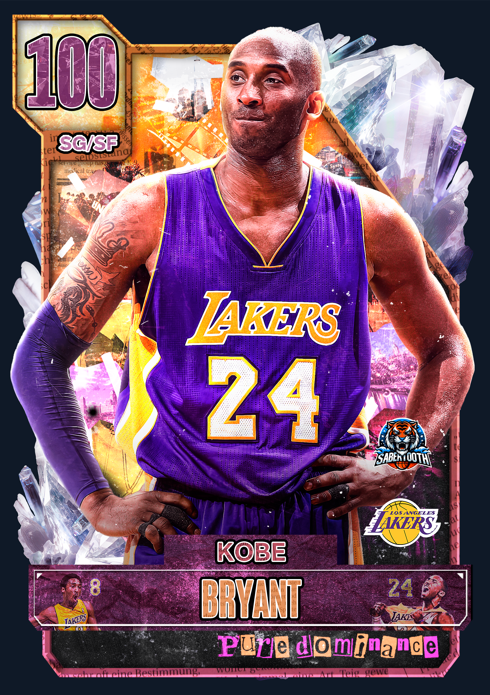 2KDB MyTEAM Database | NBA 2K Custom Card (Teeth game 3) by bencdesigns ...