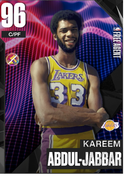 NBA 2K22 | 2KDB Custom Card (Kareem Abdul-Jabbar Free Agent Card)