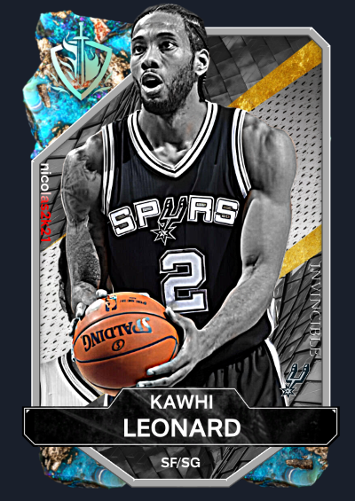 NBA 2K25 | 2KDB MyTEAM NBA 2K Custom Card (Kawhi Leonard (First 2k25 Invincible Card)) by ...