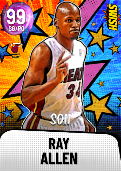 NBA 2K22 | 2KDB Custom Card (SWISH Ray Allen)