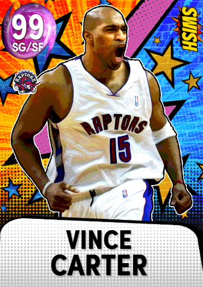 NBA 2K25 | 2KDB MyTEAM NBA 2K Custom Card (Vince Carter Swish) by Envy ...