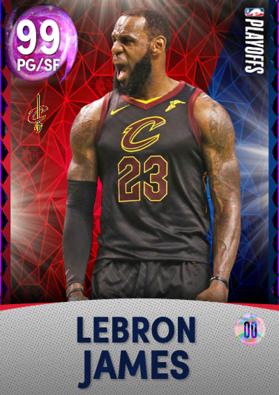 NBA 2K25 | 2KDB MyTEAM NBA 2K Custom Card (2018 Bron) by dmv.brian1