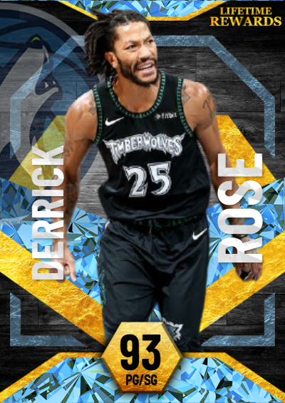 NBA 2K25 | 2KDB MyTEAM NBA 2K Custom Card (derrick rose) by airchaz