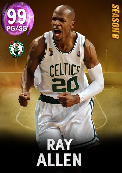 2KDB MyTEAM Database | NBA 2K Custom Card (Ray Allen Season 8) by ...