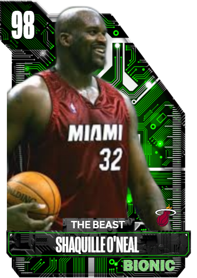 NBA 2K25 | 2KDB MyTEAM NBA 2K Custom Card (The beast Shaquille O'Neal ...