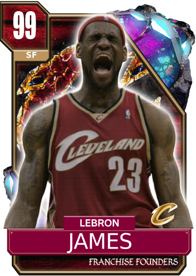 NBA 2K25 | 2KDB MyTEAM NBA 2K Custom Card (LeBron) by nine