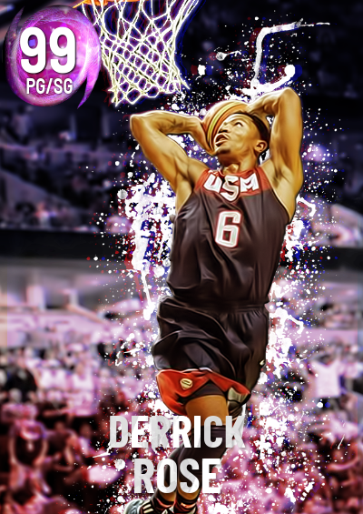 NBA 2K25 | 2KDB MyTEAM NBA 2K Custom Card (USA drose) by Ashyme