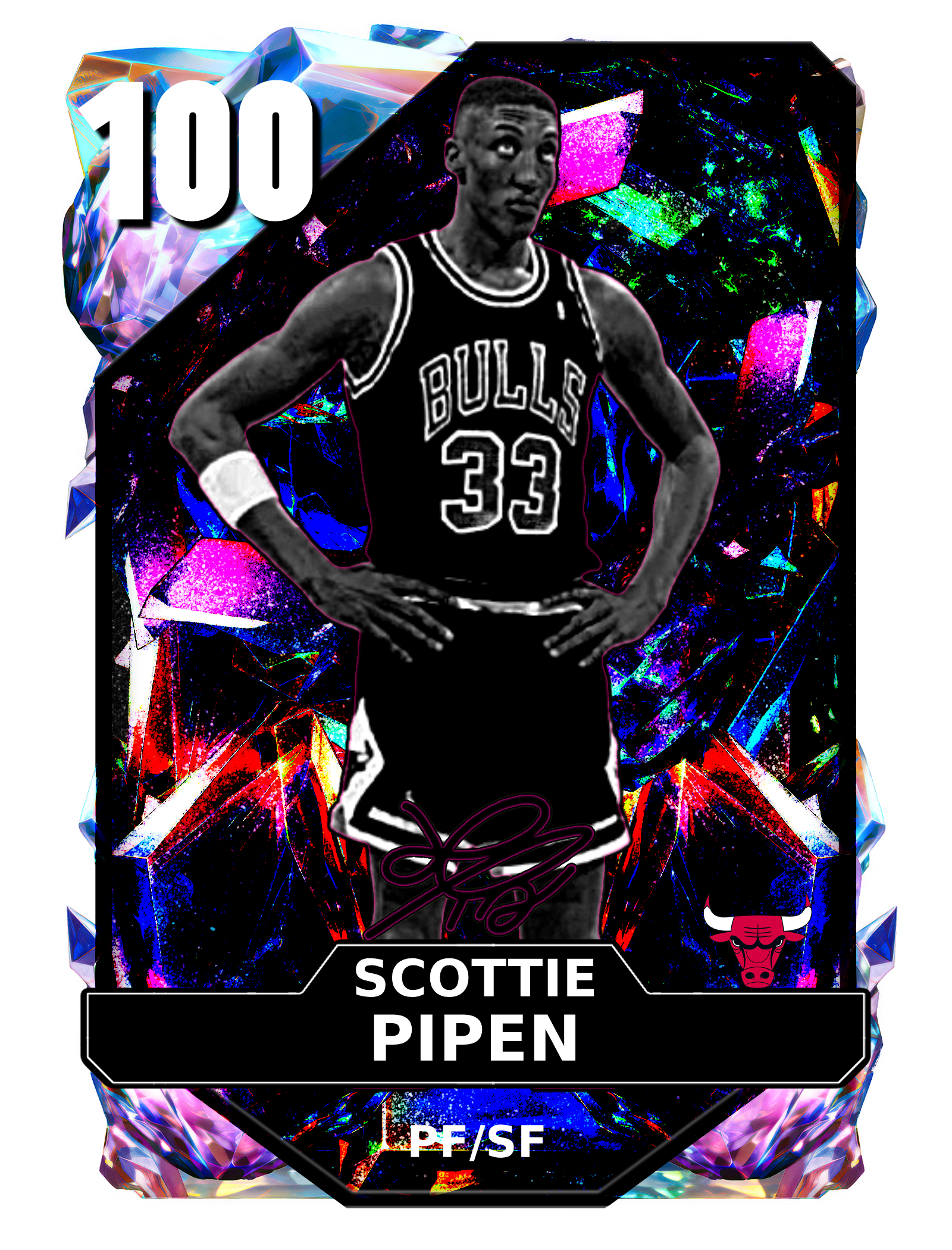 2KDB MyTEAM Database | NBA 2K Custom Card (PIPEN GLITCH IN THE MATRIX ...