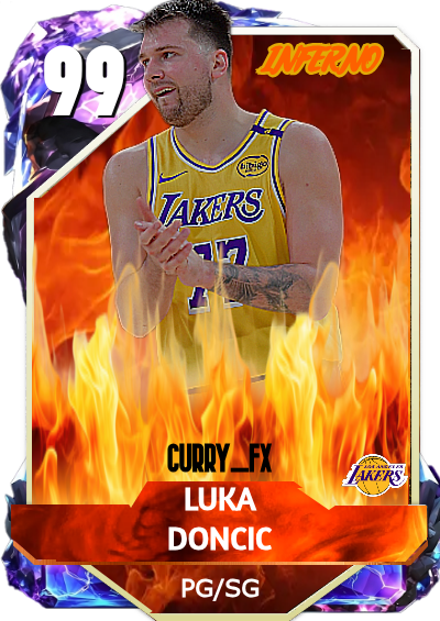 2KDB MyTEAM Database | NBA 2K Custom Card (Luka) by Curry_FX | NBA 2K26
