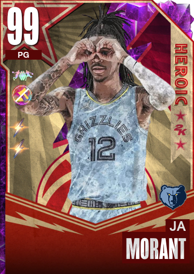 2KDB MyTEAM Database | NBA 2K Custom Card (Ja🔥) by MikeMike2Hard | NBA 2K26