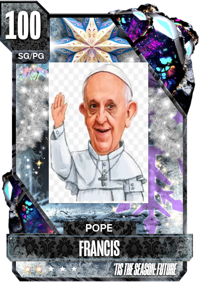NBA 2K25 | 2KDB MyTEAM NBA 2K Custom Card (Pope francis card) by w1ndex
