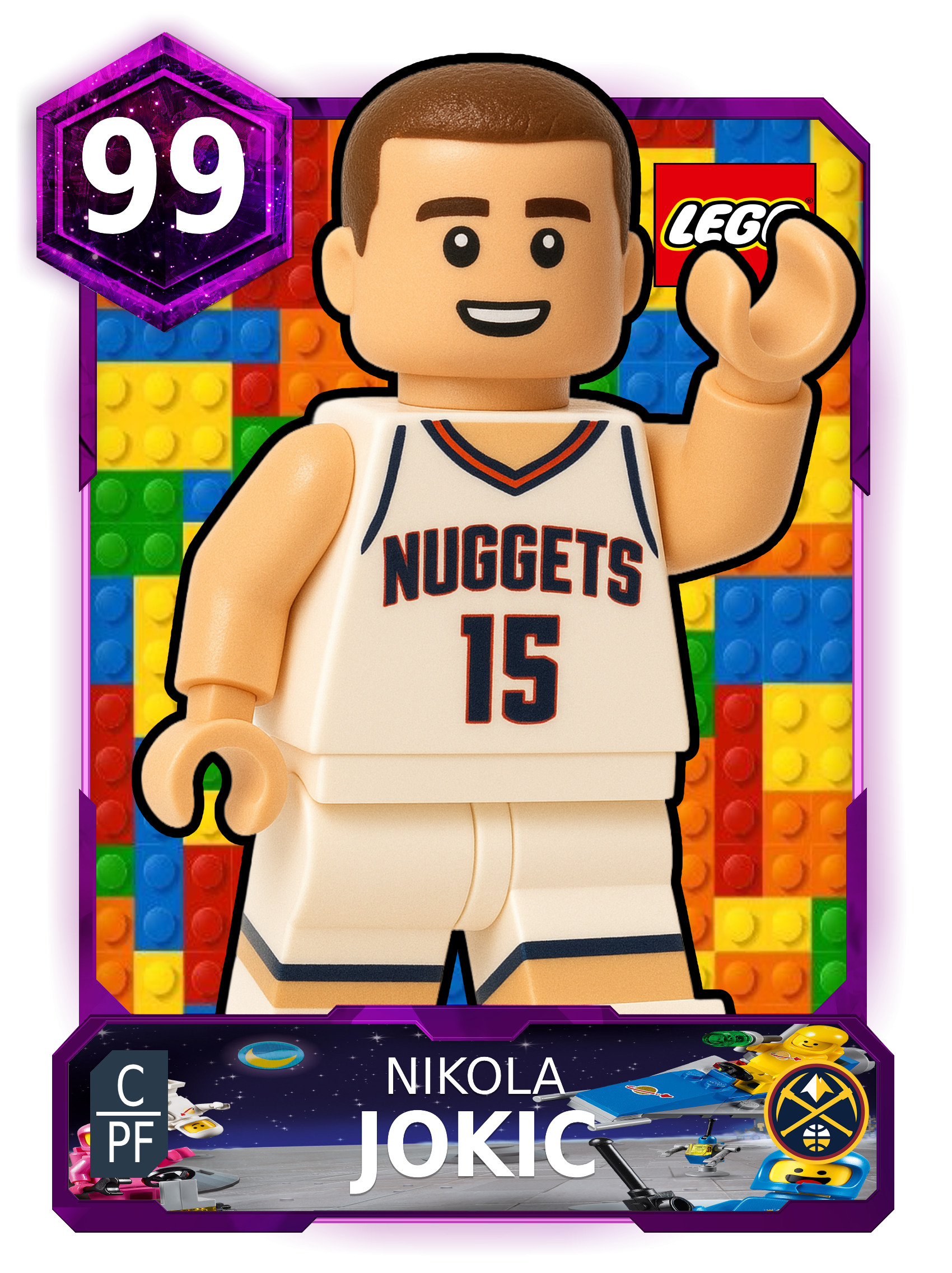 2KDB MyTEAM Database | NBA 2K Custom Card (LEGO Jokic lmk if i should ...