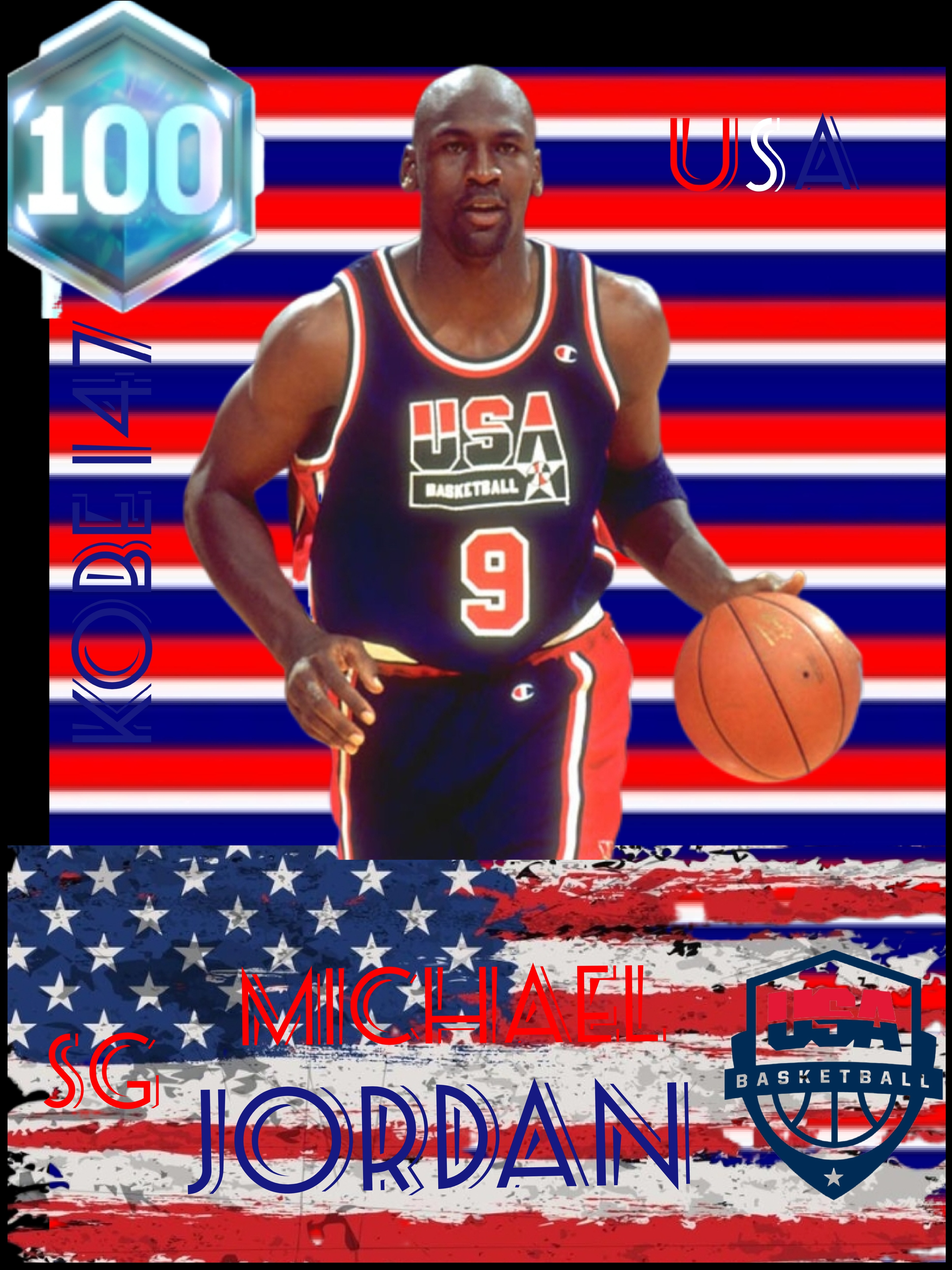 2KDB MyTEAM Database | NBA 2K Custom Card (MJ USA) by Kobe 147 | NBA 2K26