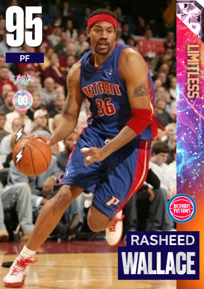 2KDB MyTEAM Database | NBA 2K Custom Card (Rasheed Wallace) by T-SHORT ...