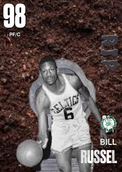 NBA 2K26 | 2KDB MyTEAM NBA 2K Custom Card (Bill Russel) by gamerboy8989