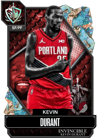 NBA 2K25 | 2KDB MyTEAM NBA 2K Custom Card (Invincible Kevin Durant) by 2k34