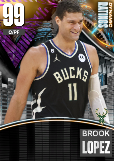 NBA 2K23 | 2KDB Custom Card (Brook Lopez Dynamic Ratings)