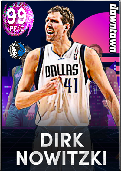 NBA 2K25 | 2KDB MyTEAM NBA 2K Custom Card (Downtown - Dirk (the gem ...