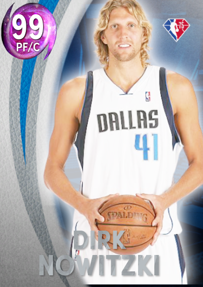 NBA 2K25 | 2KDB MyTEAM NBA 2K Custom Card (dirk 75 dm) by aboucher