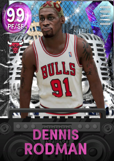 NBA 2K25 | 2KDB MyTEAM NBA 2K Custom Card (2k theme dennis rodman) by ...