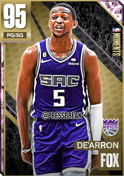 NBA 2K23 | 2KDB Custom Card (De'Arron Fox)