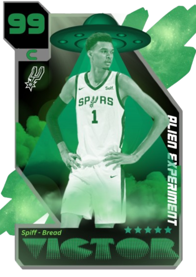 NBA 2K25 | 2KDB MyTEAM NBA 2K Custom Card (Victor Alien) by Spiff-Bread