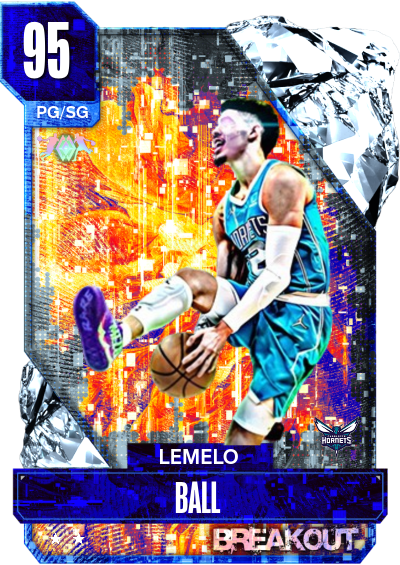 NBA 2K24 | 2KDB Custom Card (LeMelo Ball fire)
