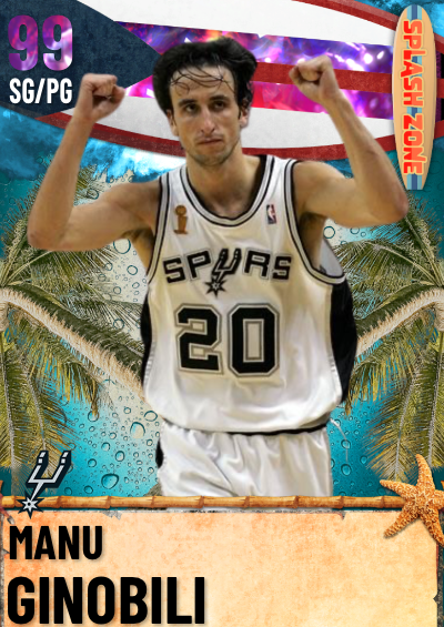 NBA 2K25 | 2KDB MyTEAM NBA 2K Custom Card (Manu Ginobili) by Logan77