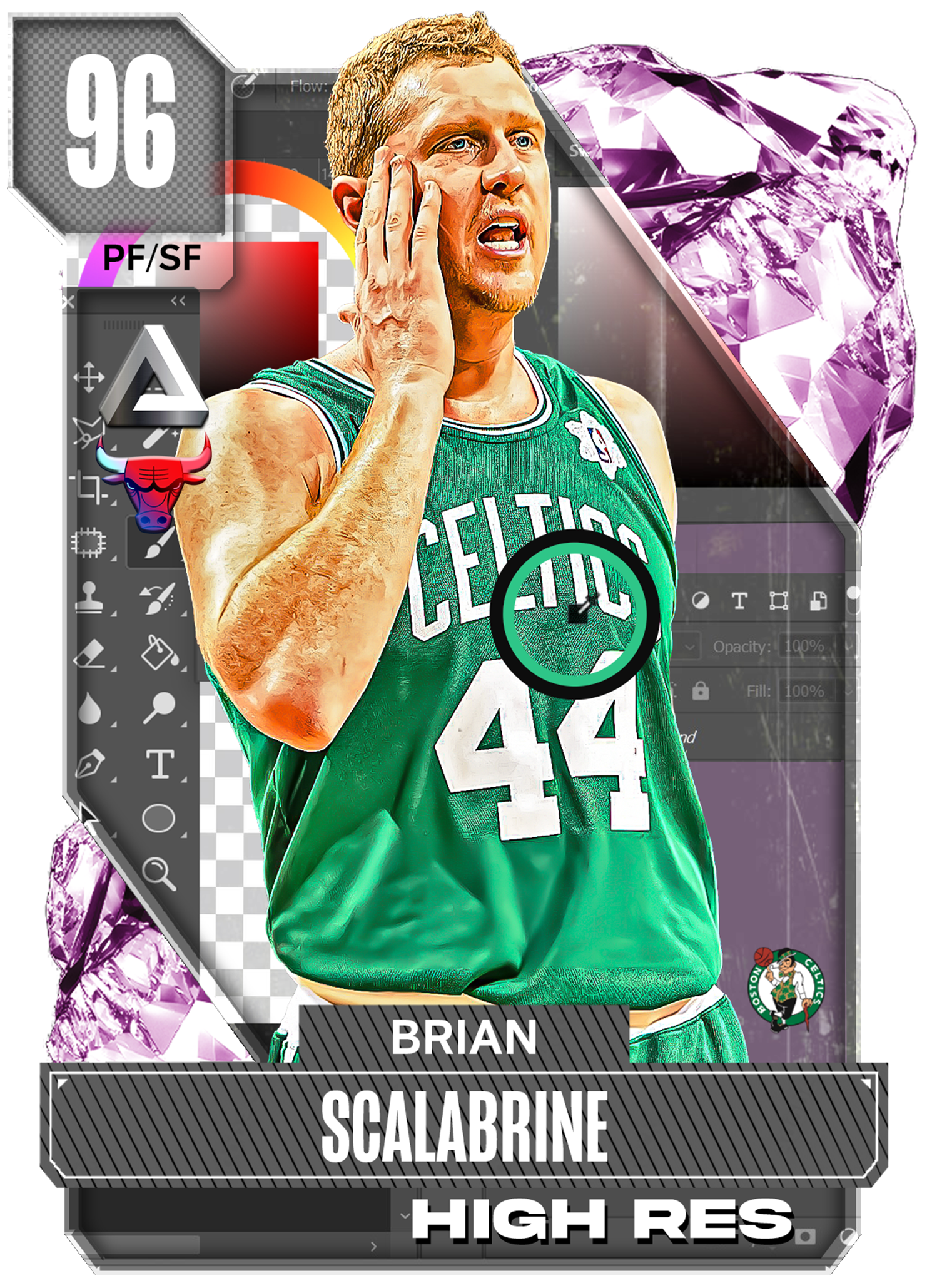 NBA 2K25 | 2KDB MyTEAM NBA 2K Custom Card (collab w/ kona) by romaan