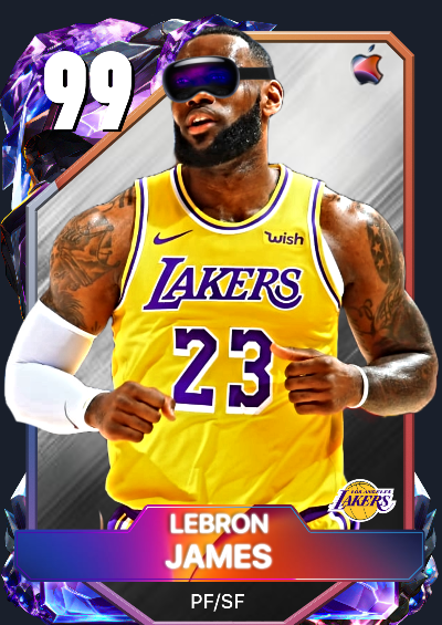NBA 2K25 | 2KDB MyTEAM NBA 2K Custom Card (LeVision James Meme Card) by ...