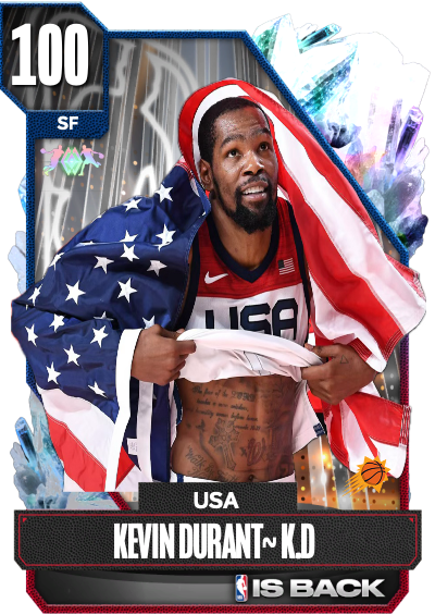 NBA 2K25 | 2KDB MyTEAM NBA 2K Custom Card (USA KD) by DerrickLin