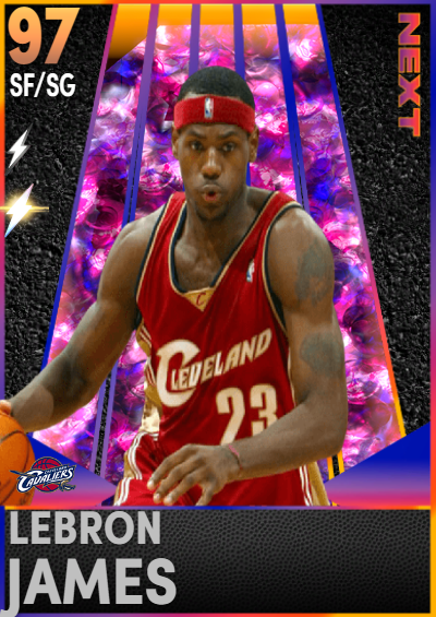 NBA 2K25 | 2KDB MyTEAM NBA 2K Custom Card (Lebron rookie) by The_Only_JBD
